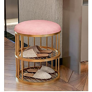 XBWEI Nordic Shoe Changing Stool Home Entrance Shoe Cabinet Shoe Stool Cabinets