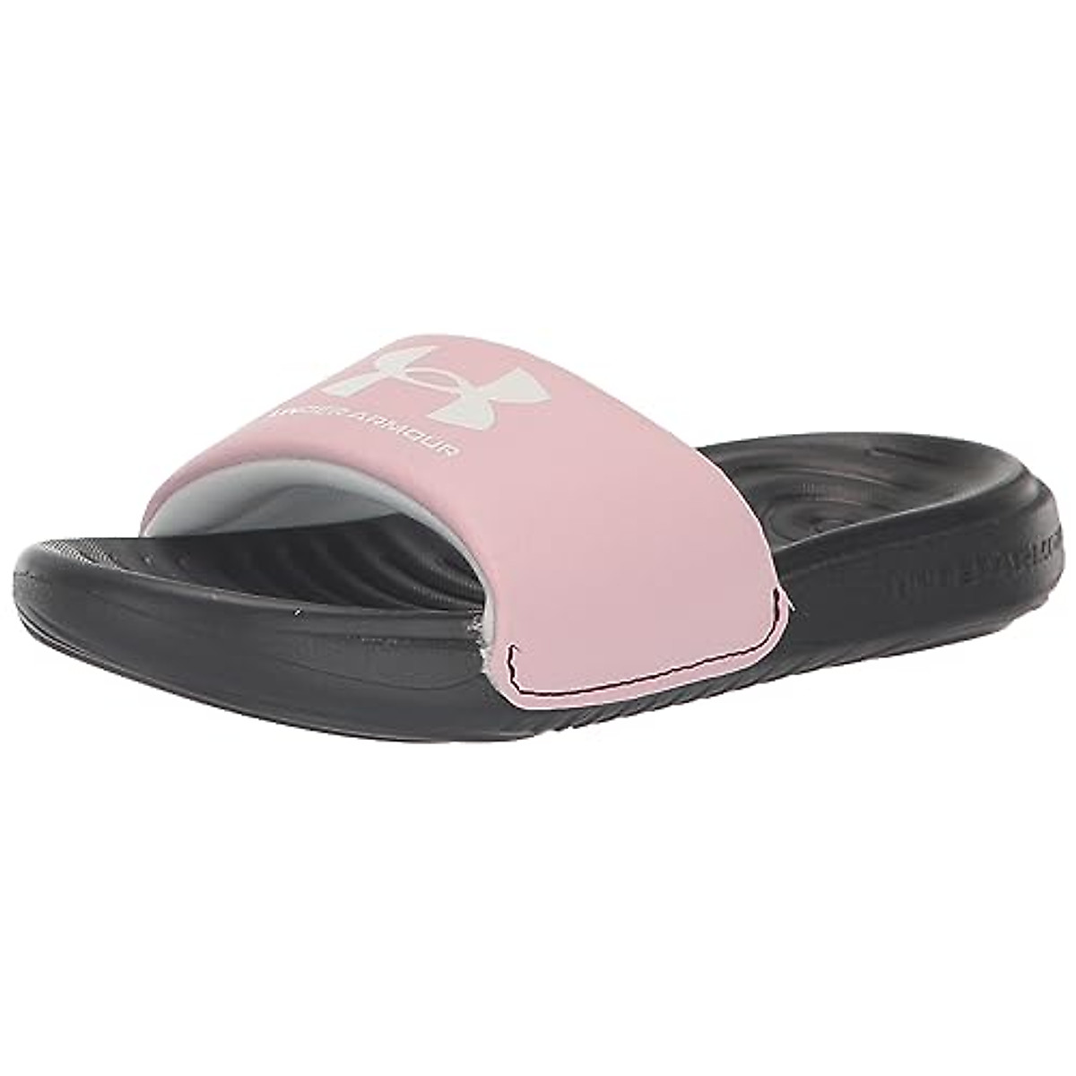 Under Armour Girls' Ansa Fixed Strap, (004) Black/Prime Pink/White, 5, US
