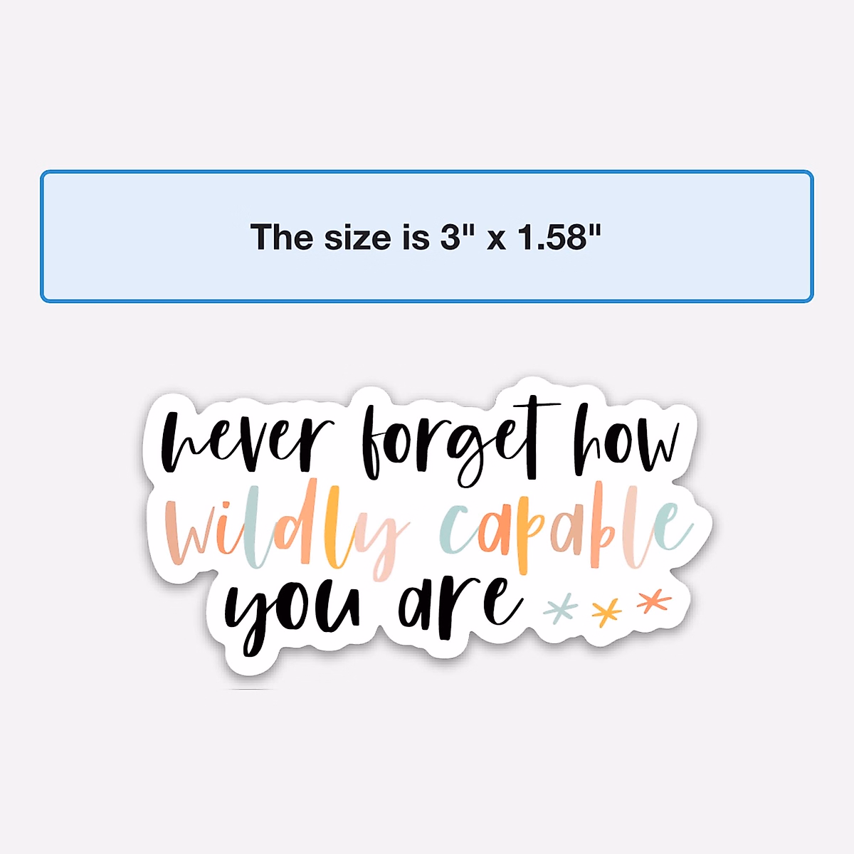 Swaygirls locker magnet | Cute fridge magnets | Never forget how wildly capable you are refrigerator magnet | Inspirational quotes | Be nice.