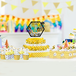 80 Bee Thank You Stickers, Bee Themed Baby Shower Decorations, Mommy to Bee Baby Shower Favor Label Decorations(2 Inch)