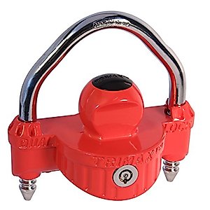 Trimax UMAX25 UMAX Red Universal Die Cast Dual Purpose Narrow Body Coupler Lock