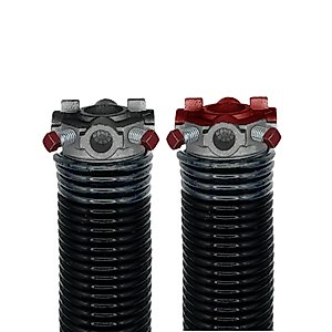 Premium Garage Door Torsion Springs - Pair (0.218 in. Wire x 2 in. D x 23.5 in. L) | Garage Door Spring Replacement for 7-8 Feet High Garage Doors (Right/Left)