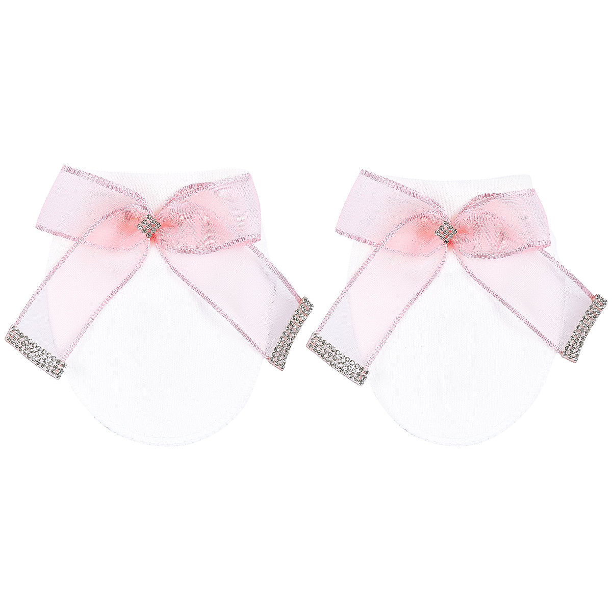 Lilax Baby Girl Jewels Crown Layette 3 Piece Gift Set 0-3 Months Pink