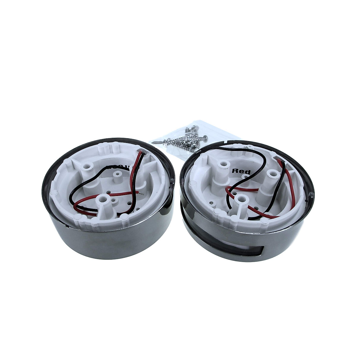 Pactrade Marine Horizontal SS304 Navigation Light LED Green Starboard Red Port