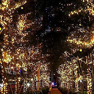 JLTX Solar Garden Lights,LED Solar String Lights, Solar Fairy Lights with 8 Modes, Waterproof Solar Lights Outdoor for Tree, Garden, Home, Wedding, Party