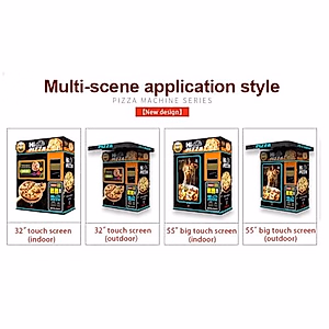Customizable Pizza Vending Unit Unmanned Pizza Bakery Pizza Quick-Serve Machine for Sale Making Hot Food Fresh