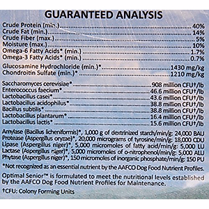 Wysong Optimal Senior - Senior Canine Formula Dog Food- 5 Pound Bag