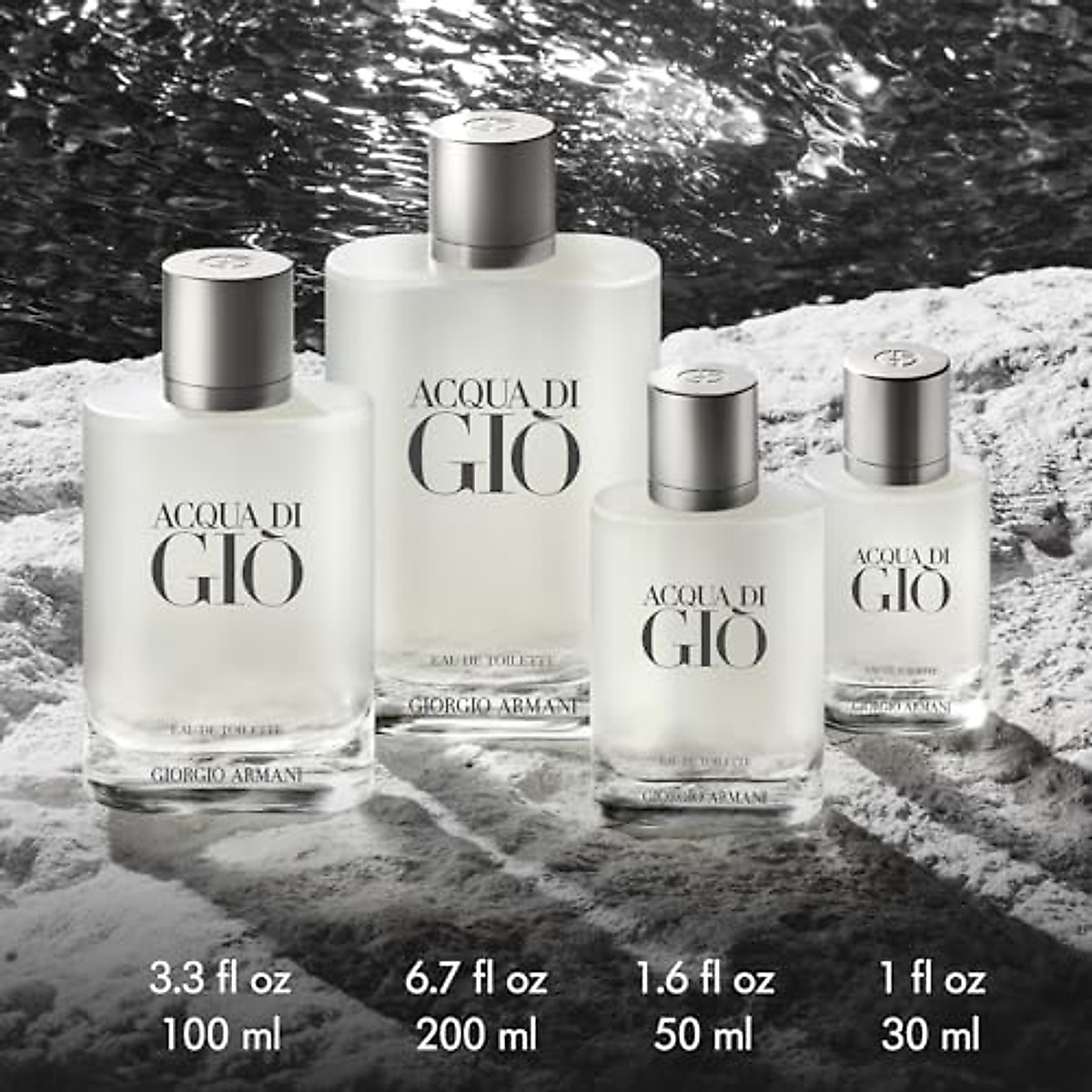 Armani Beauty - Acqua di Gio - Eau de Toilette - Cologne for Men - Long Lasting Fragrance with Bergamot notes, Jasmine, White Musks, Patchouli & Cedarwood – 1.0 Fl Oz