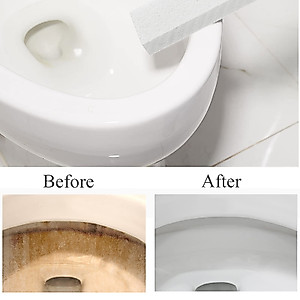 FALAMON 6 Pack Pumice Stone for Toilet Bowl Cleaning, Scouring Stick Remove Hard Water Rings, Calcium Buildup and Rust, Pumice Cleaning Bar for Tile Bath-tub