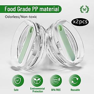 2 packs Tumbler Lids for 40 oz Stanley Cup Accessories Spill kids proof splash 40oz Transparent Cup Covers coffee mugs swivel lid Cup cover ((2 Pack, White))