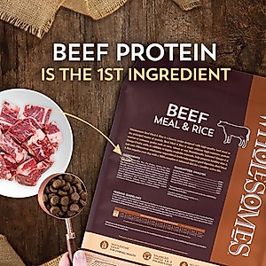 Wholesomes Beef Meal & Rice Whole Grain Dry Food for Adult Dogs (40 lb. Bag)