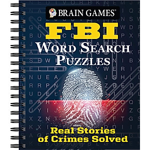 Brain Games - FBI Word Search Puzzles: Real Stories of Crimes Solved