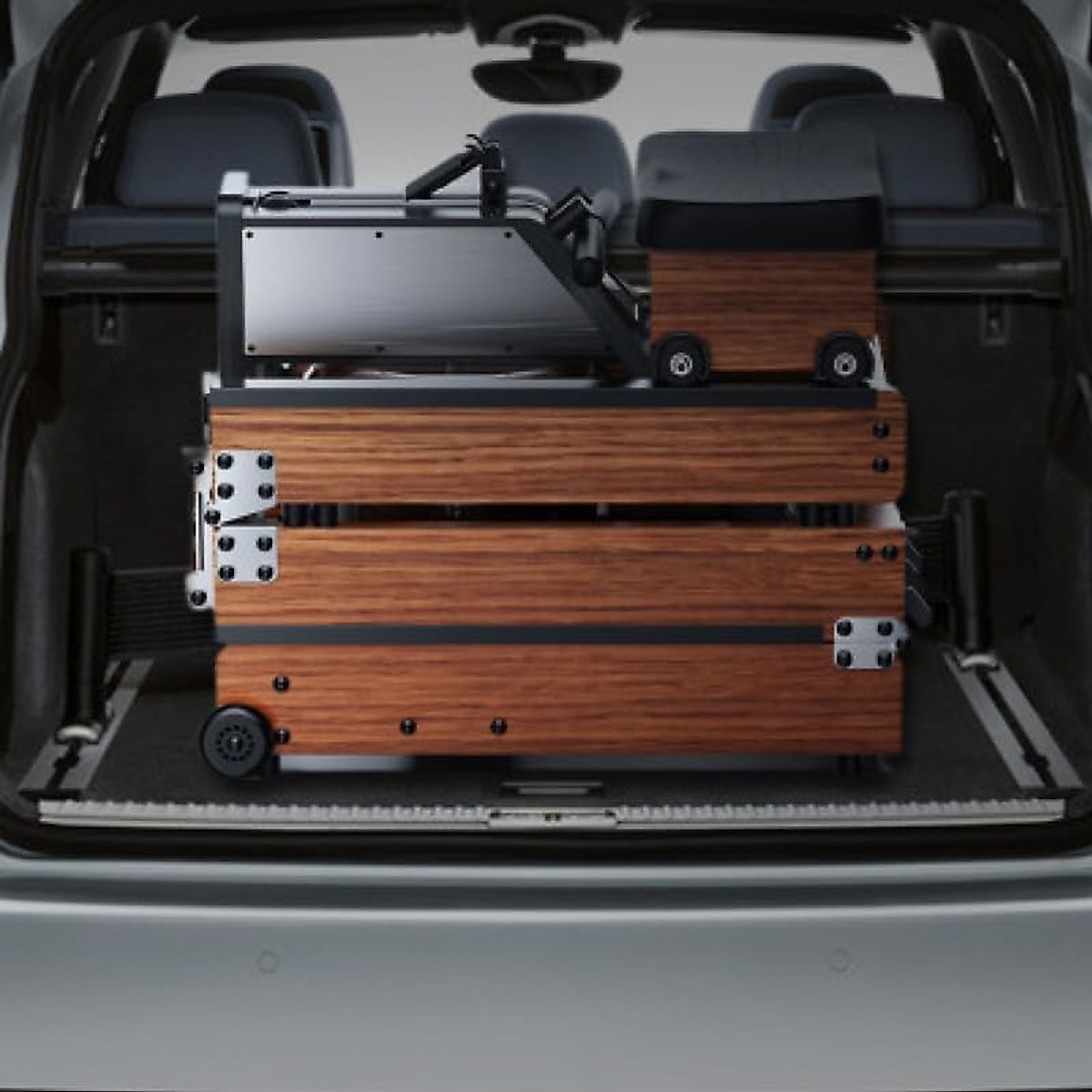 KINGSMITH WR1 Foldable Water Rowing Machine Patented 3-Fold Technology, Full Body Workout, Low-Impact, Digital Display