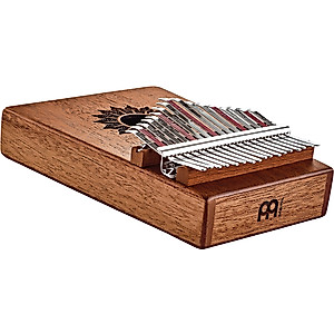 Pickup Kalimba Thumb Piano for Amplifiers, 17 Keys — Includes Tuning Hammer and Case — For Meditation, ASMR, Sound Therapy and Yoga, 2-YEAR WARRANTY