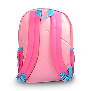 Walt Disney Studio Minnie Mouse Backpack With Lunch Box For Girls, Kids ~ 5 Pc Bundle With 16Inch Minnie School Bag, Lunch Box, Stickers, And More (Minnie Mouse School Supplies)