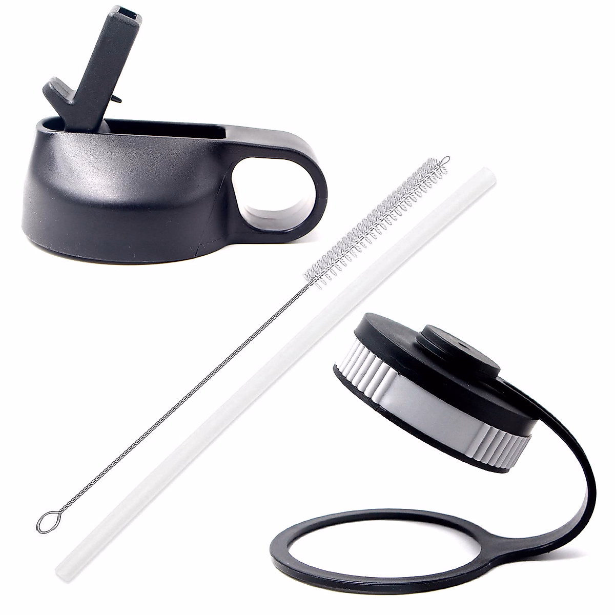 Football Water Bottle, Wide Mouth Metal Thermo Flask with 2 Lids, Stainless Steel Travel Tumbler Double Wall Vacuum Leak Proof Insulated Sports Water Bottles, Gifts for Mom Men Lovers (32oz, Football)