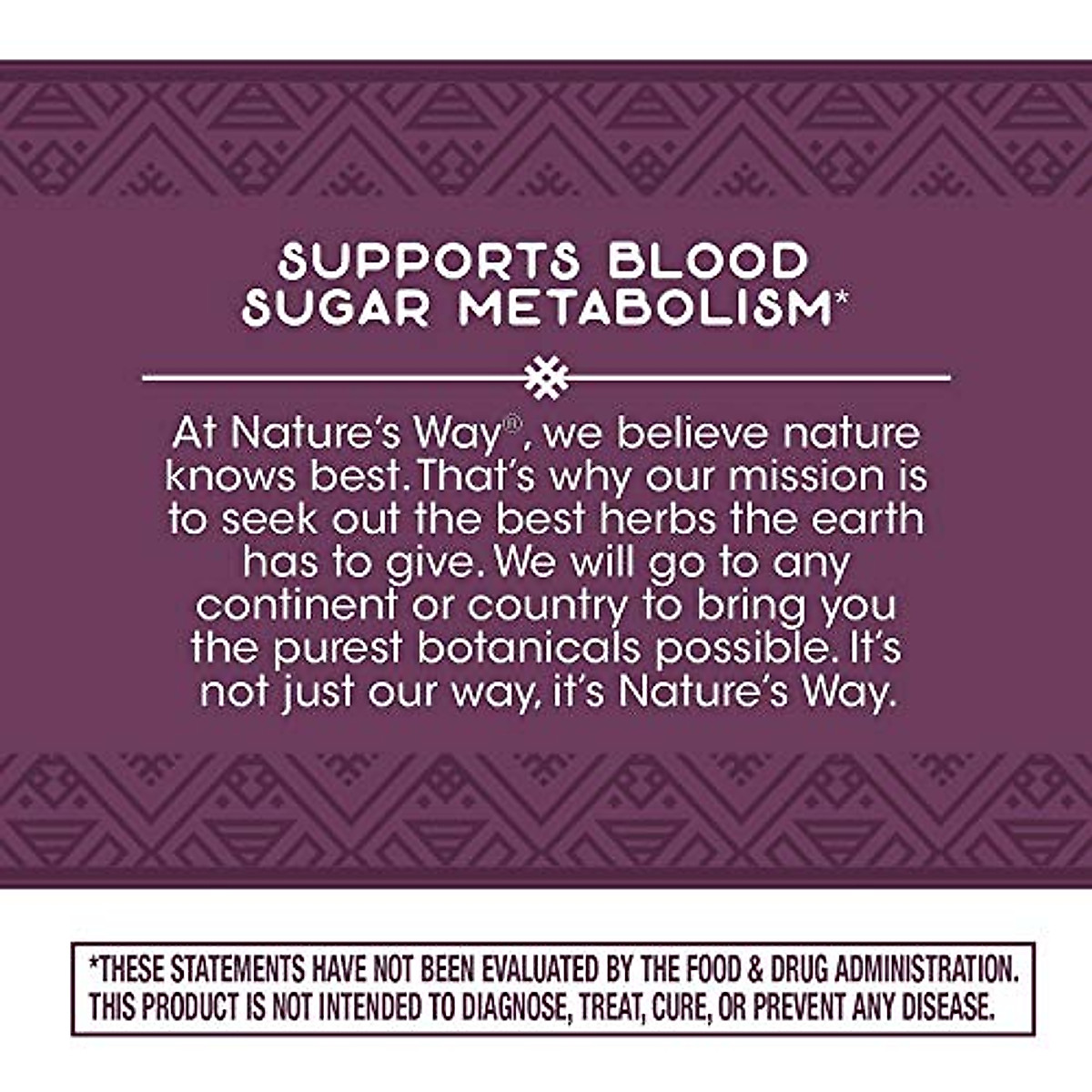 Nature's Way Blood Sugar Manager with Gymnema, Supports Blood Sugar Metabolism*, Vitamin A Supplement, 90 Capsules