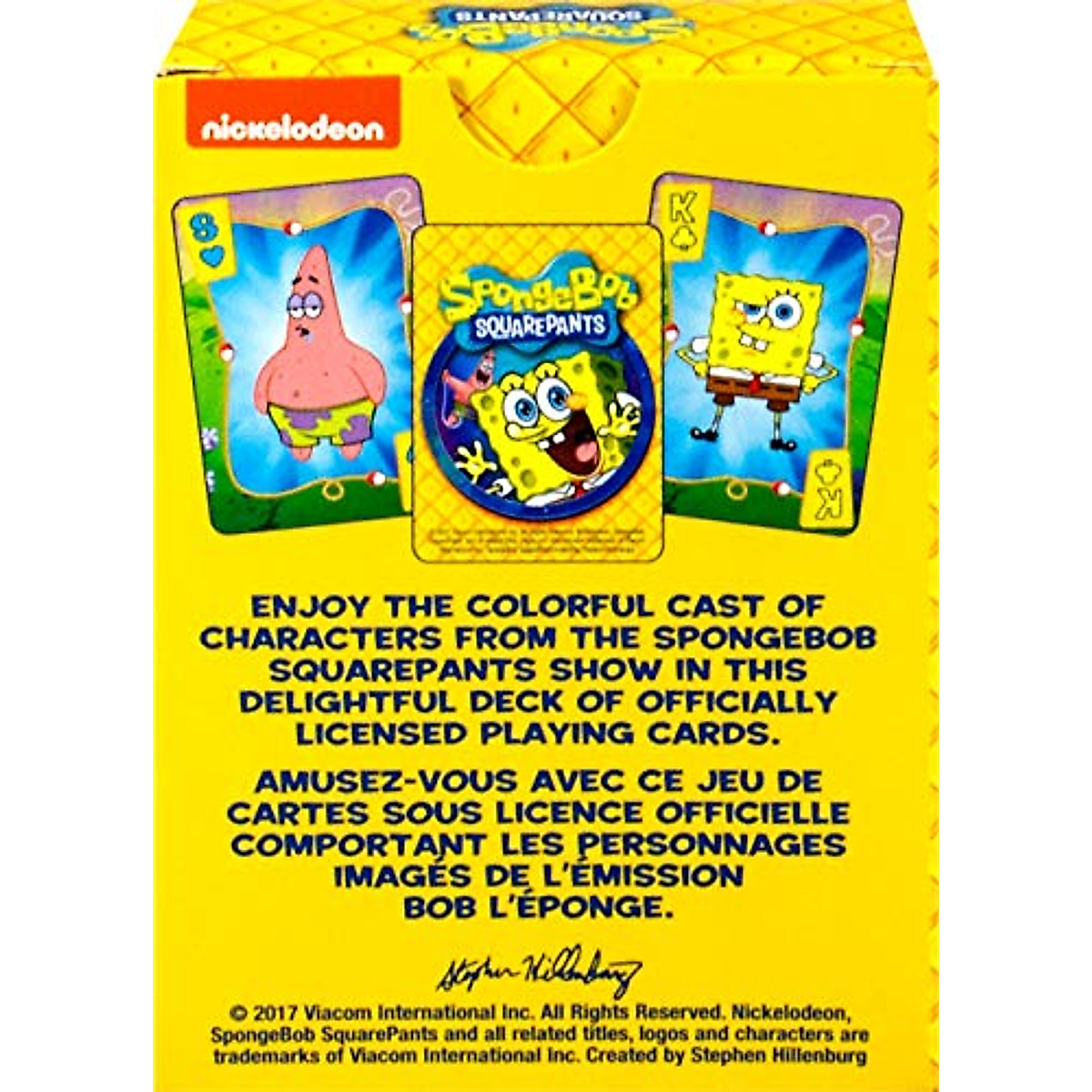 AQUARIUS SpongeBob Playing Cards - SpongeBob SquarePants Themed Deck of Cards for Your Favorite Card Games - Officially Licensed SpongeBob Merchandise & Collectibles