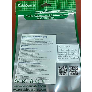 CableDeconn Mini SAS 36 SFF-8087 to (4) SFF-8482 Connectors with SATA Power 1m