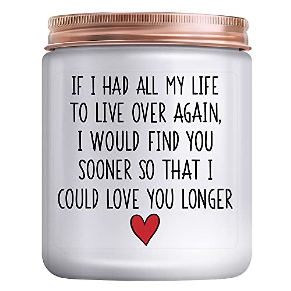 Romantic Gifts for Her, Girlfriend Birthday Gifts for Wife Anniversary Christmas&Thanksgiving Valentine Wedding Love Gifts for Women Men Him Boyfriend Husband Funny Dating Present Lavender Candle