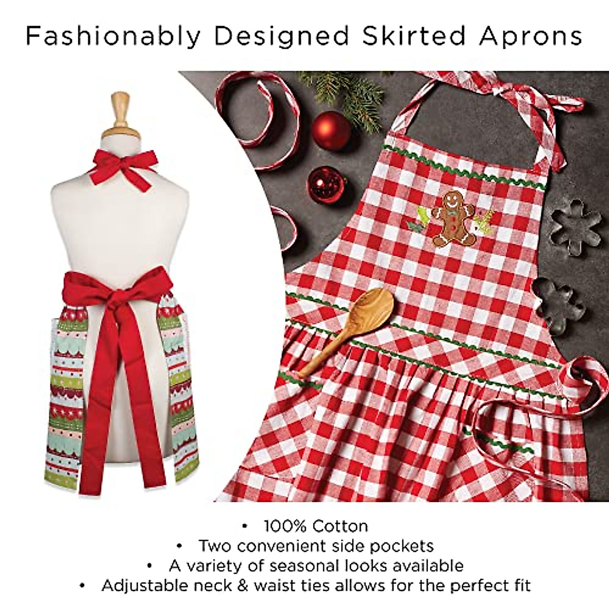 DII Women's Fall & Thanksgiving Kitchen Apron, Adjustable Long Waist Ties, It's Fall Y'all