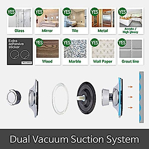 Bath Beyond Suction Cup Hooks (2Pack) - Powerful Vacuum Suction Cup Hooks Heavy Duty Organizer for Kitchen, Bathroom, Restroom, Shower (2)