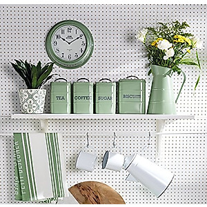 KitchenCraft Living Nostalgia Coffee Storage Canister, 11 x 17 cm (4" x 6.5") - English Sage Green