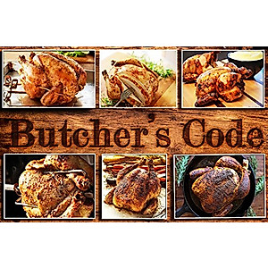 Rotisserie Elastic and Cotton Blend - Stretchy Twine - Food Grade - Heat Safe - Cooking Ties - Poultry Loops - 50 Pack