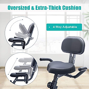 Merax Indoor Cycling Exercise Bike Cycle Trainer Adjustable Stationary Bike