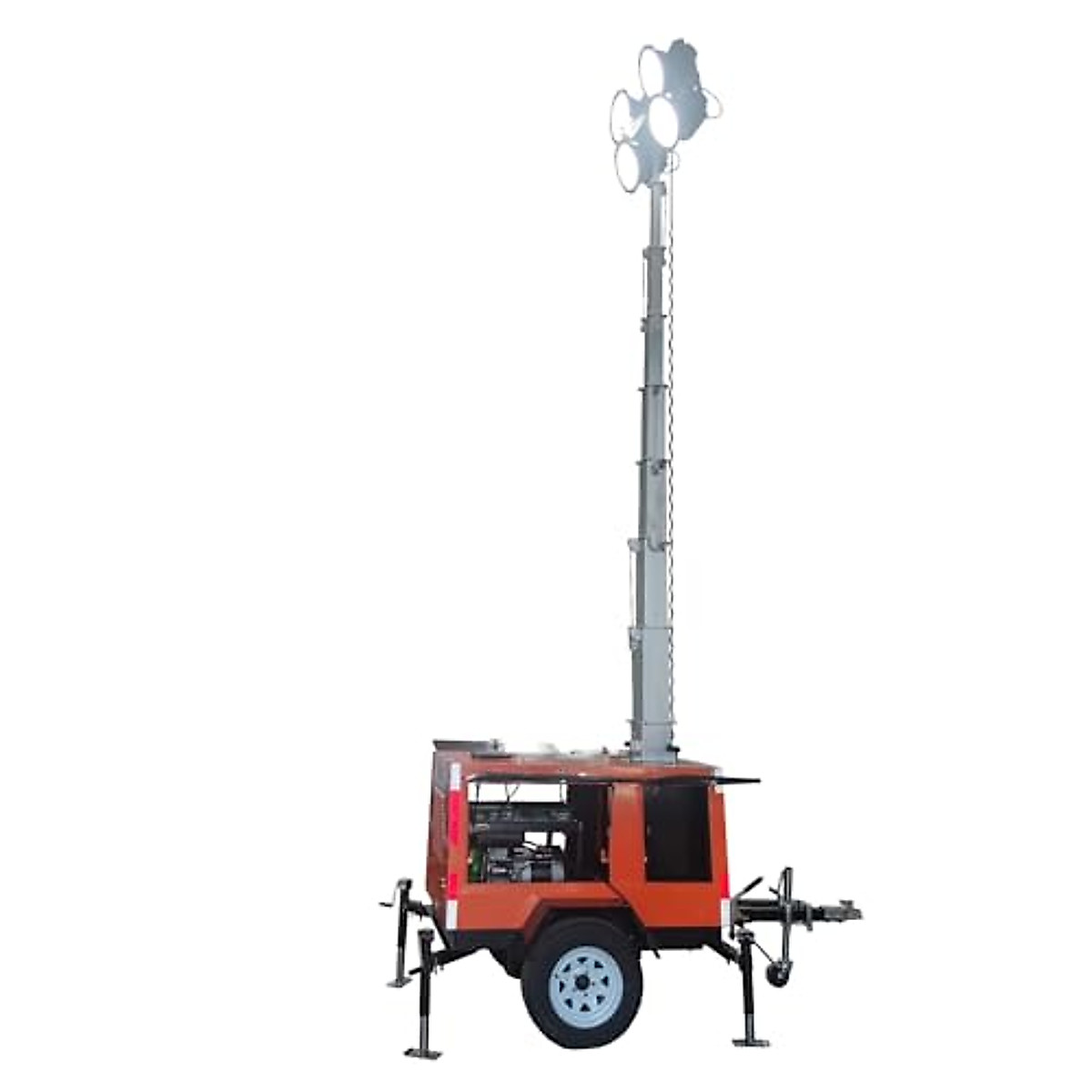 4 * 1000w Led Lamp Automatic Rising-Lowering Mobile Light Tower