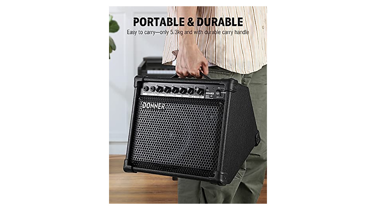 Donner DKA-20 20W Keyboard Amplifier - Versatile Sound
