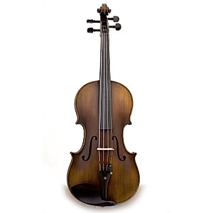 Sky Guarantee Beautiful Flamed Mastero Sound 4/4 Size Professional Hand-made 4/4 Full Size Satin Acoustic Violin Antique Style