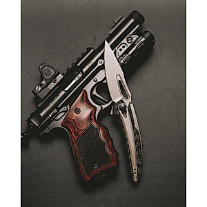 Zero Tolerance Original 0990, CPM 20CV Spear Point Pocket Knife, 3.25-in. Blade, Manual KVT Ball Bearings Opening, Inset Liner Lock (0990), Multicolor, Cotton Jersey