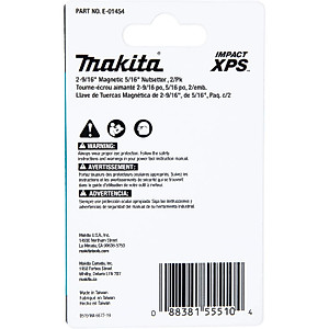 Makita E-01460 Impact XPS™ 2-9/16" Magnetic 3/8" Nutsetter, 2/pk