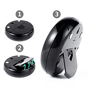 Reptile Terrarium Thermometer Humidity Gauge for Aquarium Tank with Touch Screen & Suction Cup