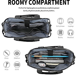 INOXTO Men’s Messenger Bag 3 in 1 Convertible Backpack Briefcase Bag Business Office Bag for Men, Laptop Shoulder Bag (Grey)