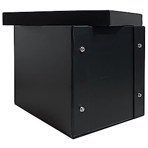 CheckOutStore 2 Black Stamp & Die Craft Storage Pocket Box - Large