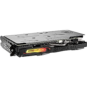 MSI Gaming GeForce GTX 1660 Super 192-bit HDMI/DP 6GB GDRR6 HDCP Support DirectX 12 Dual Fan VR Ready OC Graphics Card (GTX 1660 Super Gaming X)