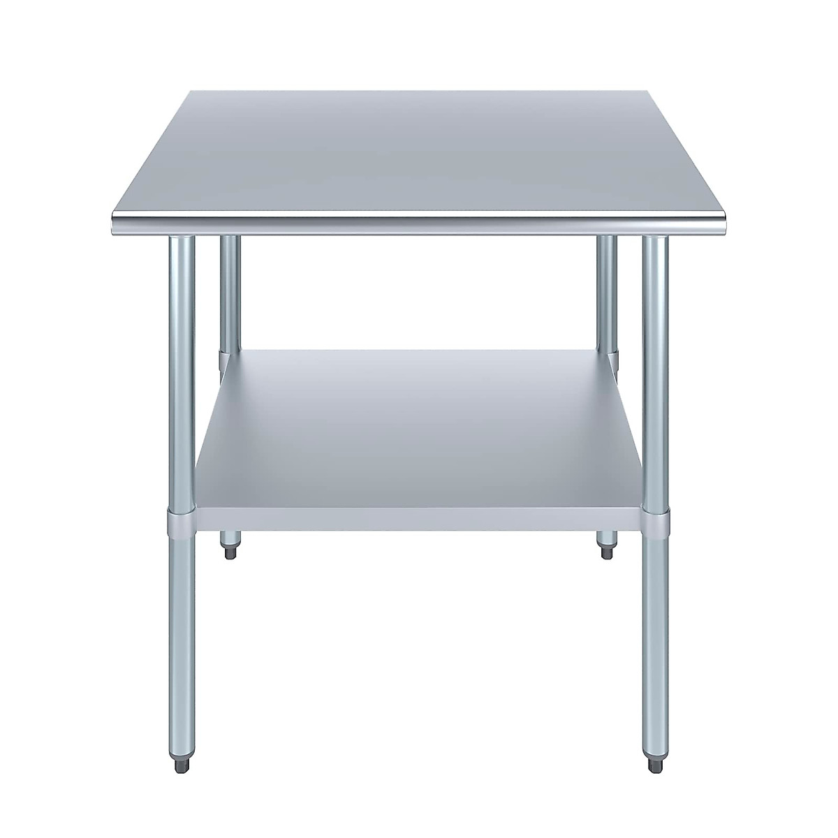 AmGood 30 in. x 36 in. Stainless Steel Table | NSF | Metal Utility Kitchen Prep Work Table