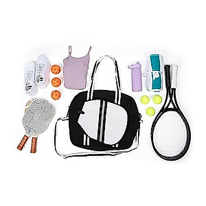 ONE FOUR ALL Pickleball Bag | Tennis Bag | Premium Pickleball Bags for Women | Luxury Tennis Bags for Women | XL Tennis Racket Bag | Neoprene Waterproof Tennis Racket Bag