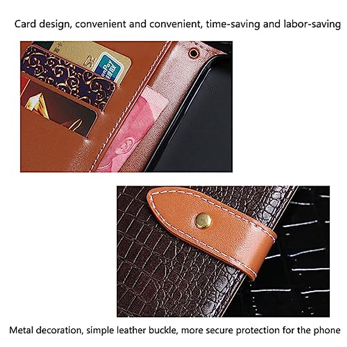 YZKJSZ Wallet Case for Motorola ThinkPhone Flip PU Elegant Retro Leather Case with Magnetic Closure Credit Card Slots and Stand Protective Cover for Motorola ThinkPhone (6,6") - SBlue