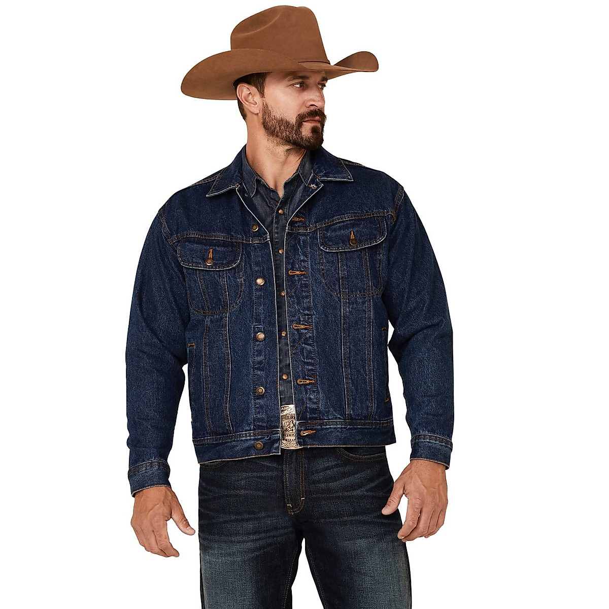 Wrangler Men's Big & Tall Unlined Denim Jacket,Antique Indigo,3XL