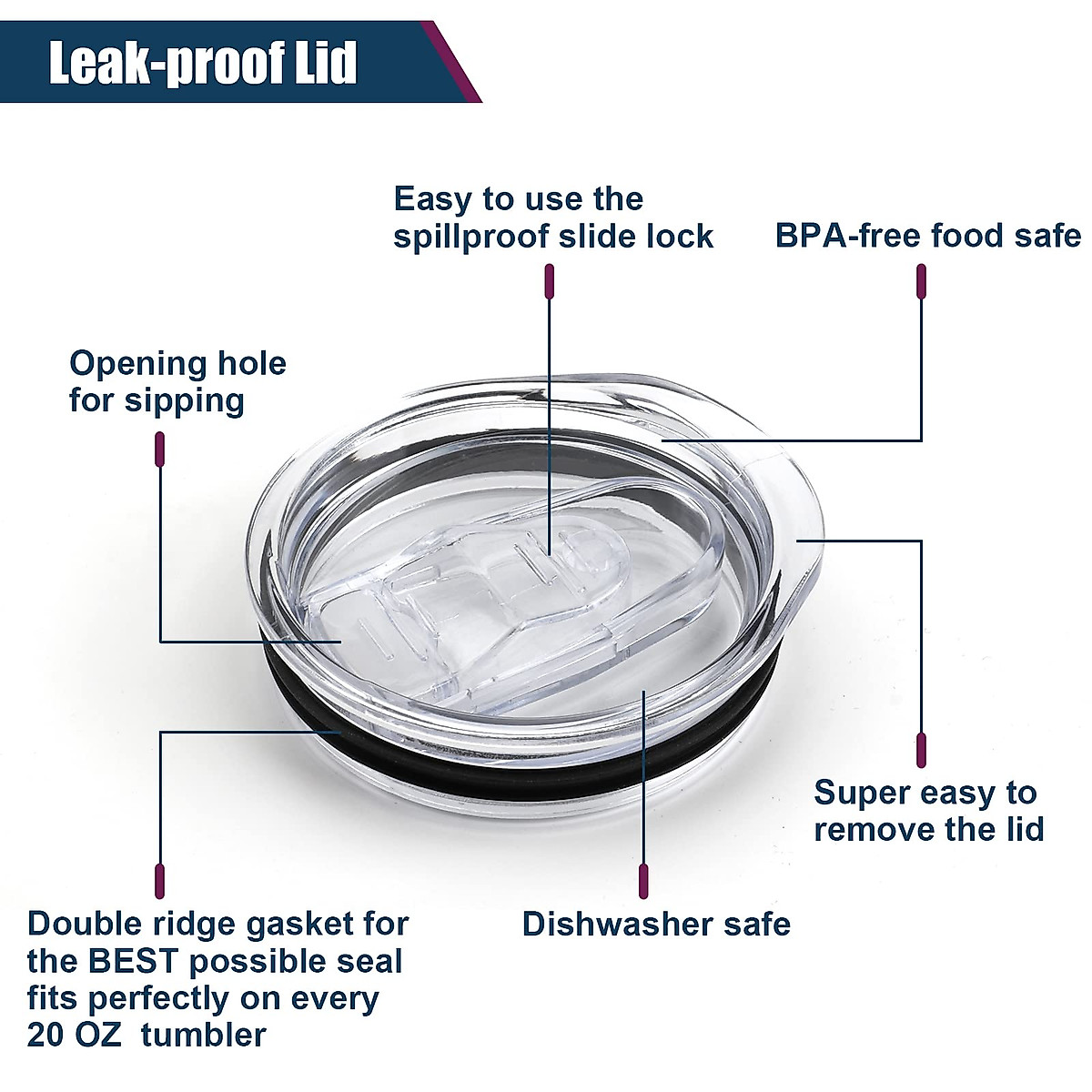 BAUMFEUER 1 Pack Sublimation Tumblers bulk 20 OZ Straight Skinny Stainless Steel Double Wall Insulated Sublimation Water Bottles Blank with Lid, Individually Box, for Heat Transfer Press