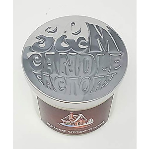 Spiced Gingerbread Candle ~ Gingerbread Scented Soy Candle ~ Available in Glass 3 Wick Jar & Mason Jar ~ All Natural Premium Soy Candle (Large 3 Wick)