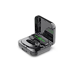 Bone Conduction Headphones Bluetooth Open Ear Headphones Open air Headphones IPX5 Waterproof Headphones (Black)