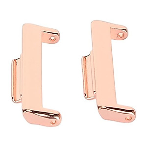 GOTOTOP Watch Strap Connector, Replacement 20mm Inner Diameter 2Pcs Easy Installation Watchband Connector for FIT 2 for Repair (Gold)