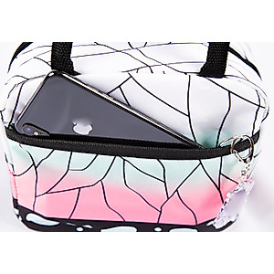 Maxer Japanese Anime Lunch Bag for Women Lunch Holder Insulated Lunch Cooler Bag for Kids