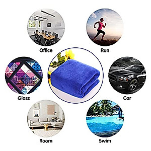 UYYE Premium All-Purpose Microfiber Cleaning Towels for car, Car Interior Accessories with Strong Absorptio,12"x 12". Thick Professiona Cleaning Rags for Cars Cloth (12-Pack)