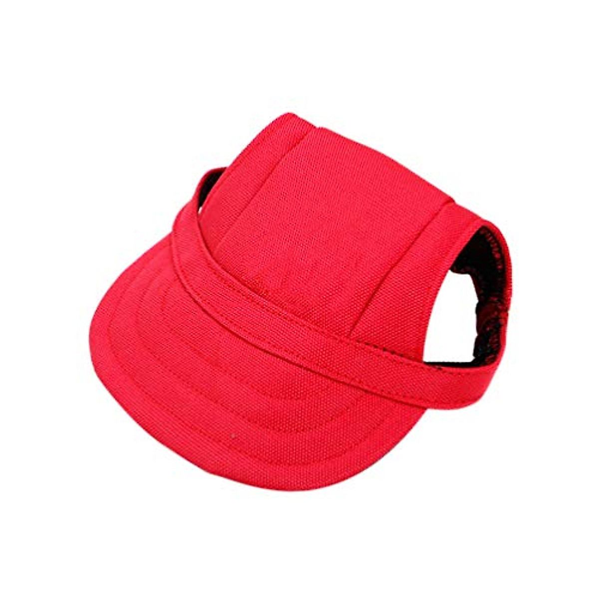1Pc Dog Baseball Hat, Dog Hat Dog Cap Hats for Dogs Dog Visor Hats Sports Hats with Ear Holes Dog Sun Visor Hat with Adjustable Chin Strap for Pet Sun Protection, Size S