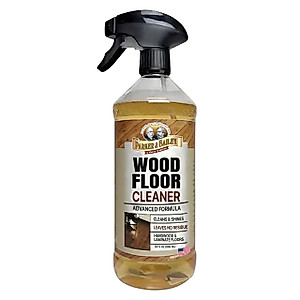 Parker & Bailey WOOD FLOOR CLEANER – Use on Hardwood, Laminated or Faux Finshed Floors. Shine Restorer Protector, Surface Cleaner House Cleaning Supplies Home Improvement, Natural Look, Cuts Grease